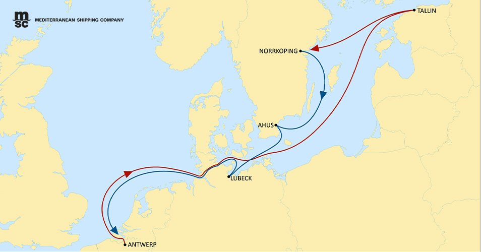 Sjöfartstidningen - MSC utökar rutt med stopp i Norrköping
