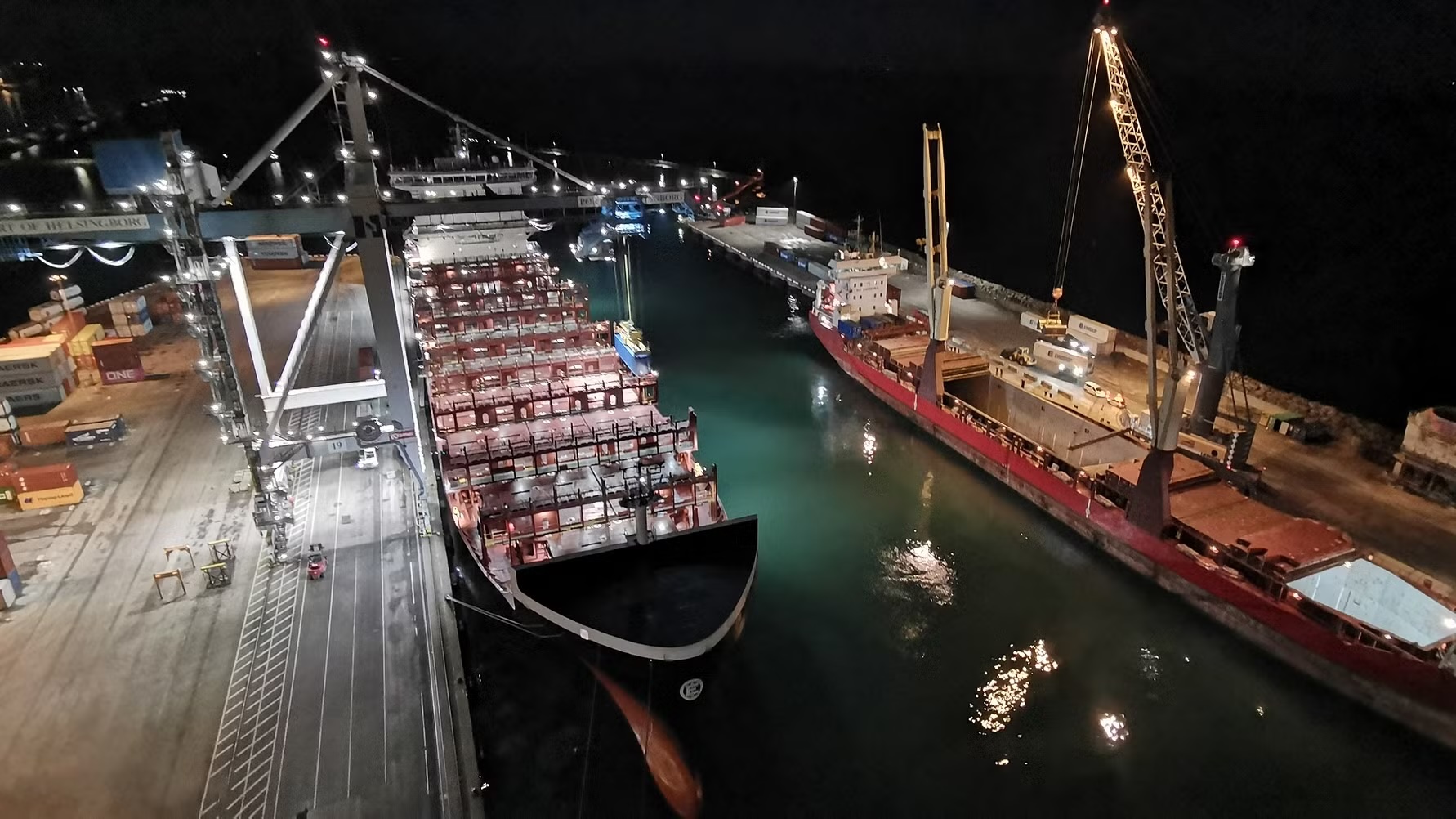 Sjöfartstidningen - De bygger landström för containerfartyg