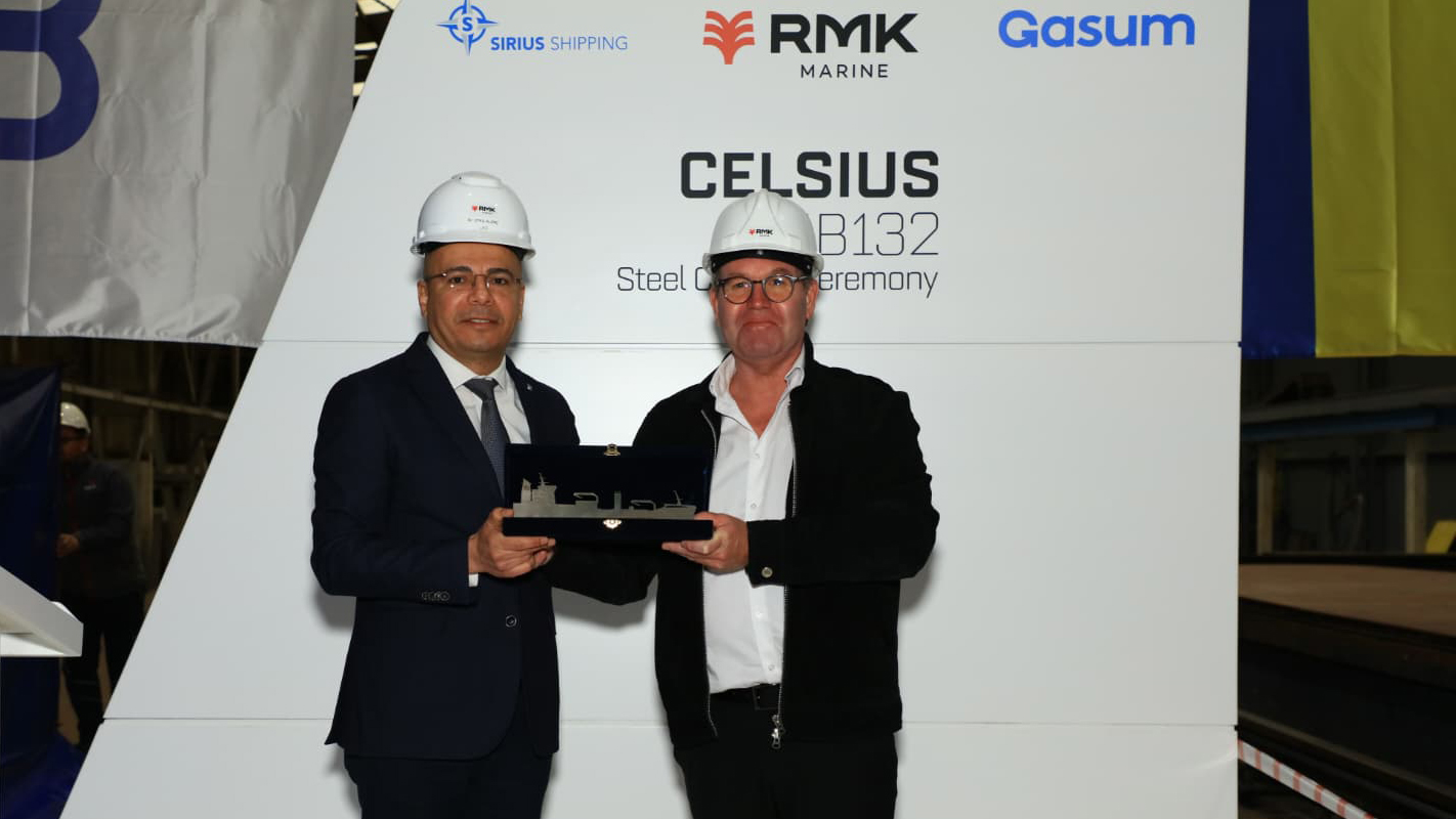 Sjöfartstidningen - Steel cutting för Sirius nya LNG-bunkerfartyg